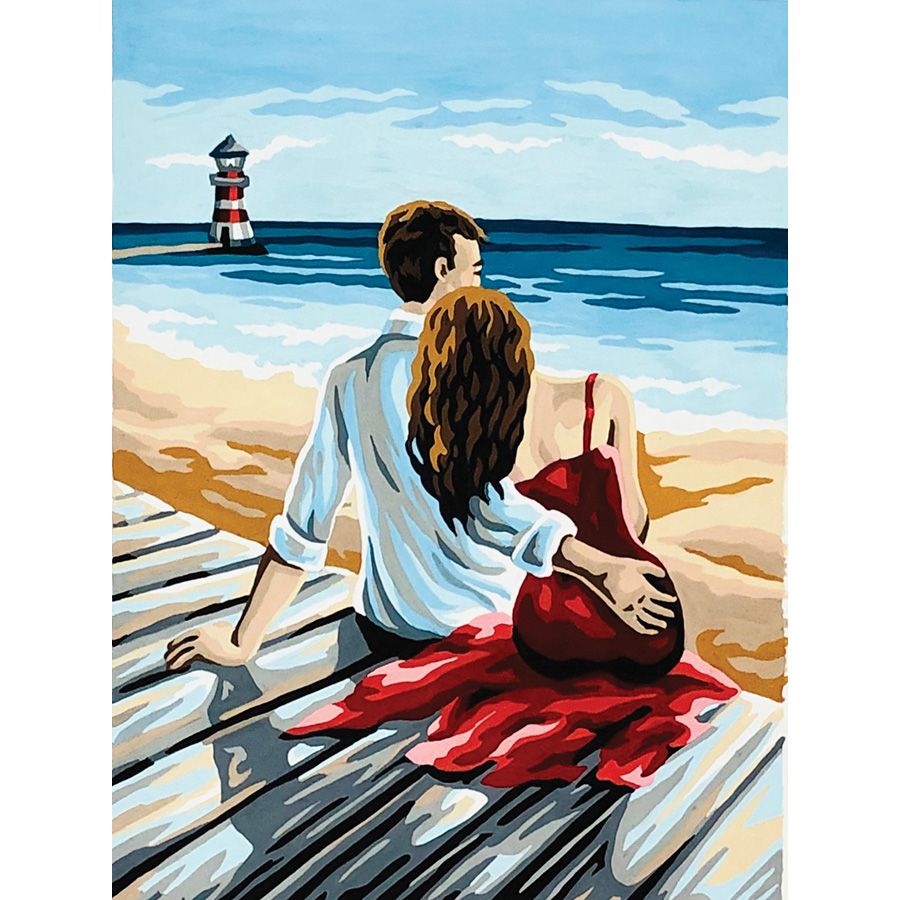 Innamorati al mare - Ricamare a Mezzo Punto – La Casa Del Mezzo Punto SRL