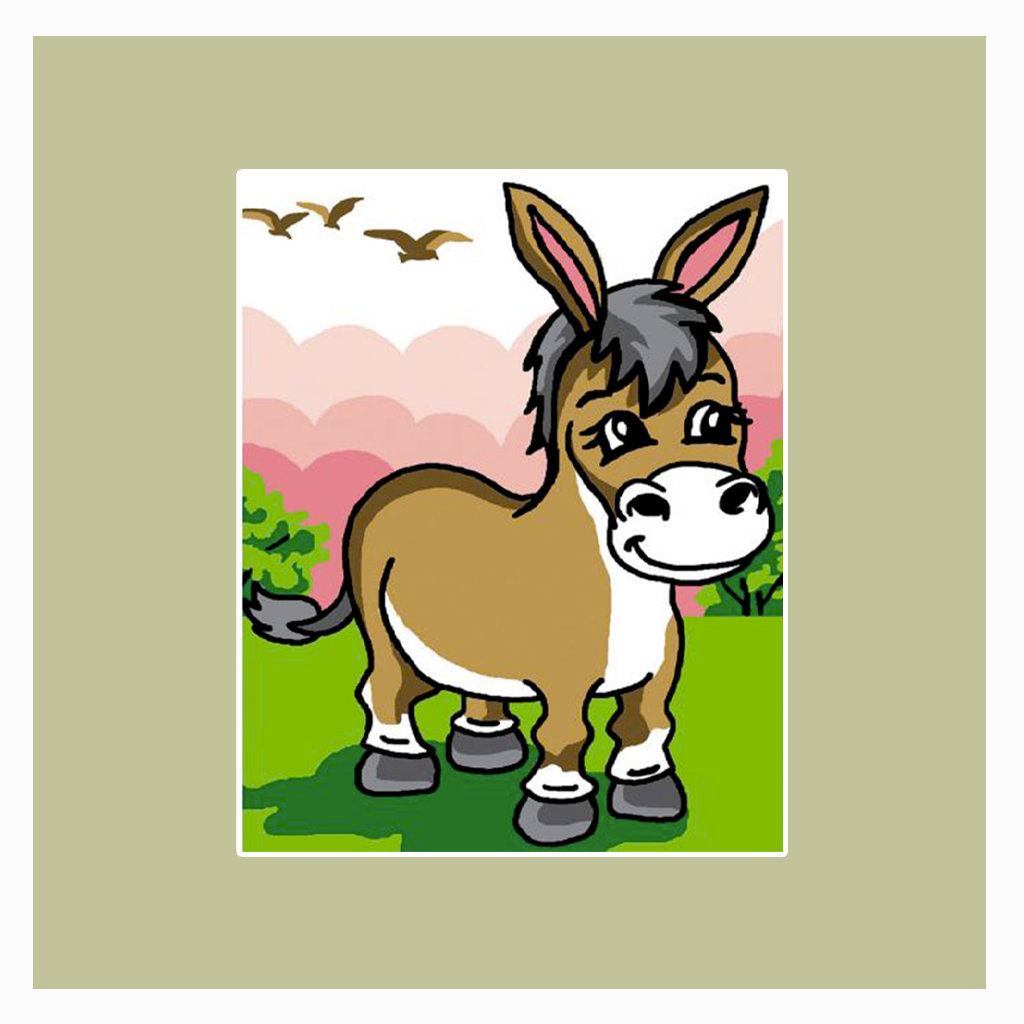 L'asino felice - Ricamare a Mezzo Punto – La Casa Del Mezzo Punto SRL